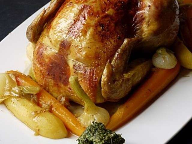 Les Meilleures Recettes de Poulet rôti et Citron confit