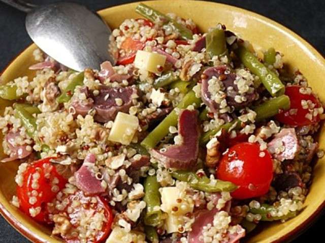 Les Meilleures Recettes de Salade de quinoa et Haricots Verts