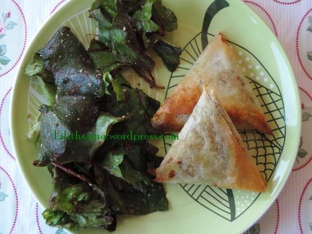 Recettes de Samossa de Lilith fait des bento végétaliens