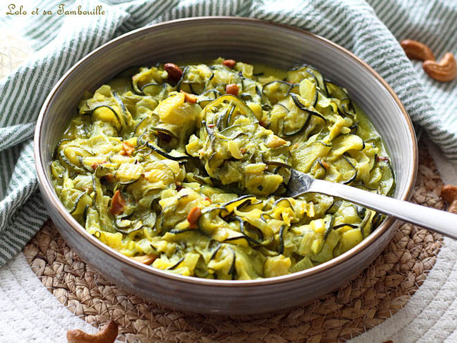 Recettes de Curry de courgettes de Lolo et sa Tambouille