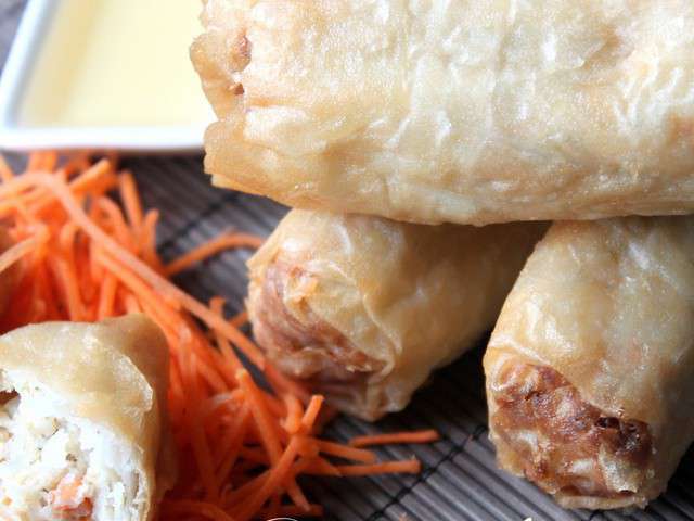 Recettes de Nems au Poulet et Menthe