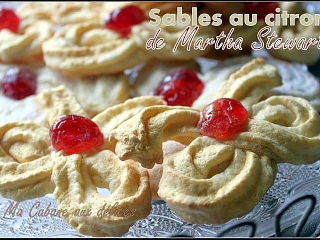 Recettes de Sablés au citron de La Cuisine de Djouza