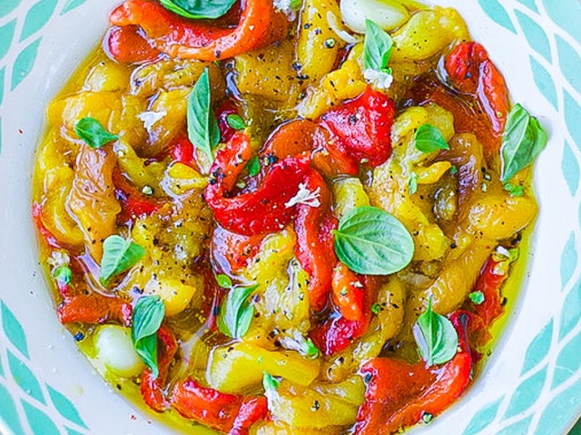 Recettes de Salade de poivrons de Ma cuisine à moi