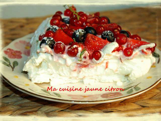 Recettes de Fruits rouges de Ma cuisine jaune citron...