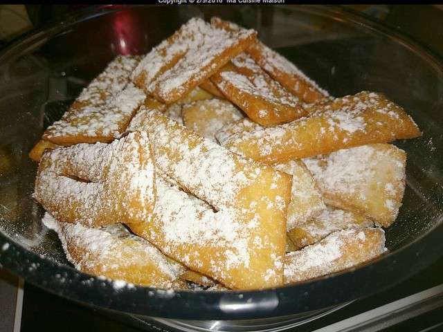 Recettes de Merveilles et Bugnes