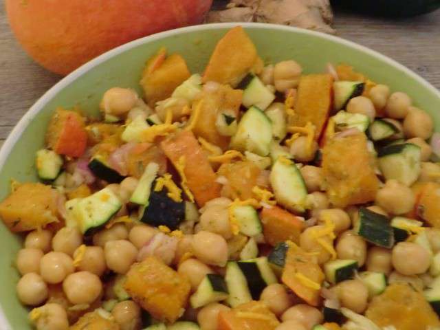 Les Meilleures Recettes de Salade de pois chiche et Courgettes