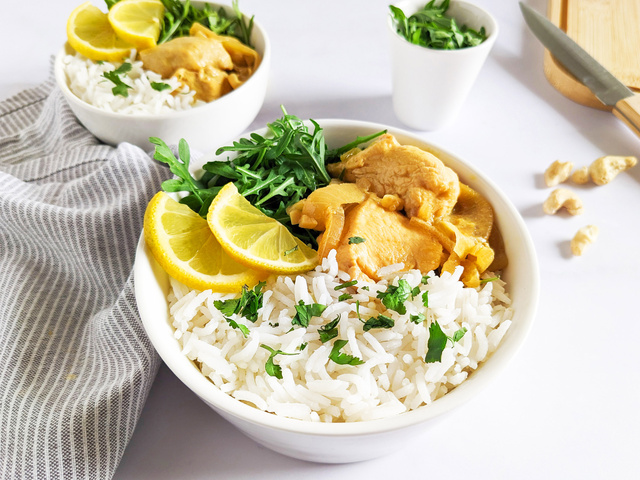 Recettes de Poulet coco et Curry