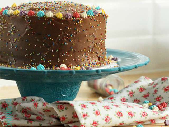 Recettes de Rainbow cake et Nutella