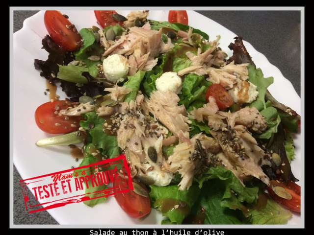 Recettes de Salade au thon de Cahier de cuisine à 4 mains.