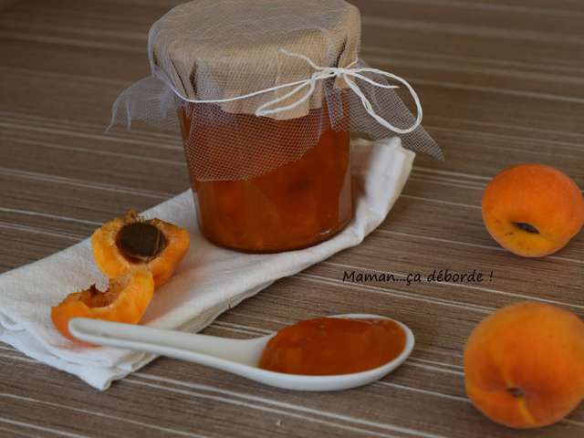 Recettes de Confiture d'abricots de Maman...ça déborde