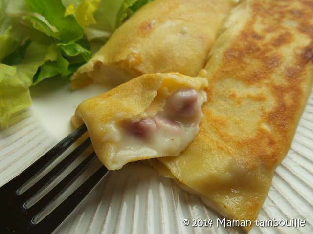 Recettes de Crêpes fourrées de Maman Tambouille