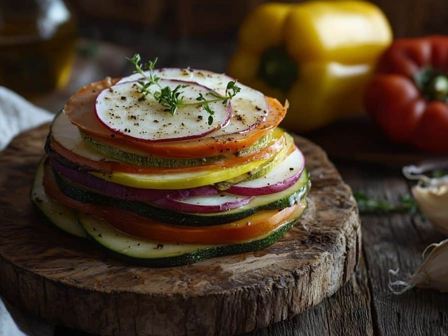 Recettes de Tian de Legumes de Mamanchef