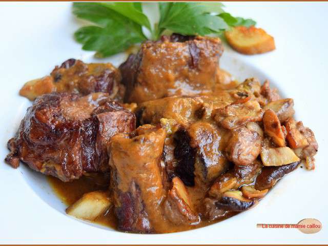 Recettes de Queue de boeuf de La cuisine de mamie caillou