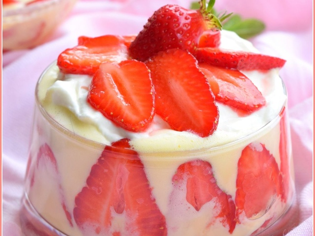 Recettes de Sabayon et Fraises