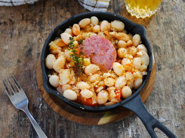 Recettes de Haricots Blancs et Saucisse
