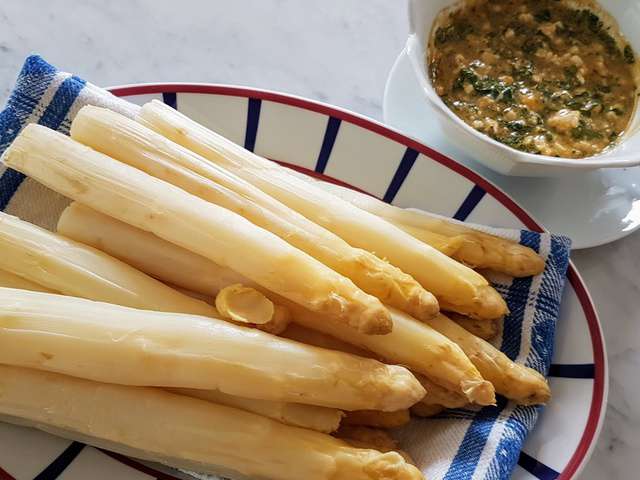 Recettes d'Asperges blanches de mariatotal.com