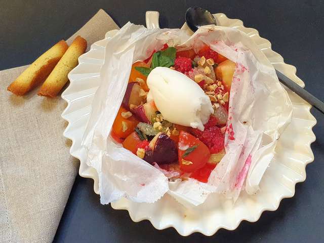 Recettes de Papillotes et Fruits