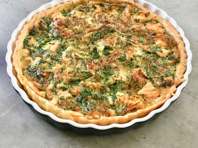 Recettes De Quiche Au Saumon De Marmiton Gourmand