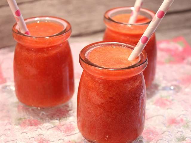 Recettes de Jus de fraise de Me voici maman