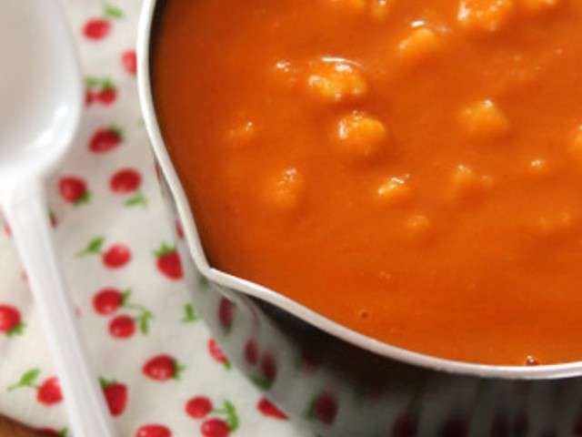 Recettes de Soupe à la tomate et Pâtes