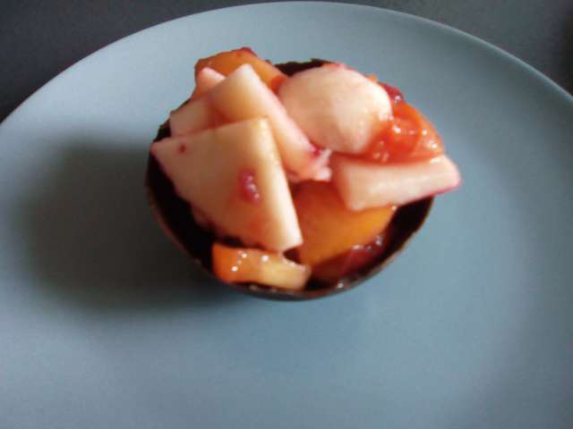 Recettes de Salade de fruits et Chocolat