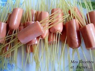 Recettes de Spaghetti et Knackis
