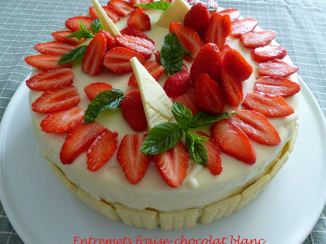 Recettes de Confiture de fraise et Chocolat blanc