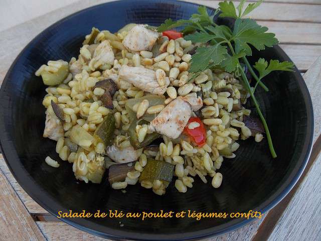 Recettes de Salade de blé de Croquant - Fondant ... Gourmand