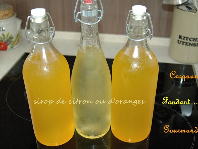 Recettes de Sirop et Orange