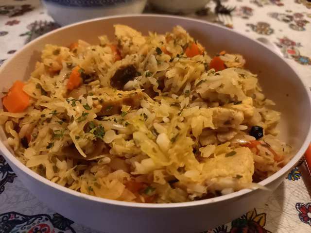 Recettes de Chou vert et Riz