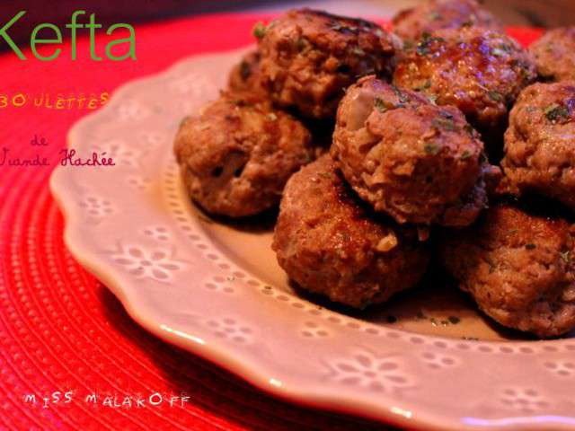 Recettes de Kefta de Miss Malakoff Cuisine