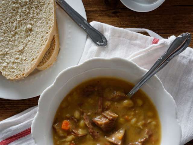 Recettes de Soupe aux pois