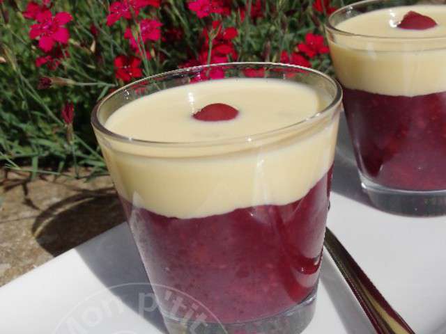 Recettes de Crème anglaise et Fruits rouges