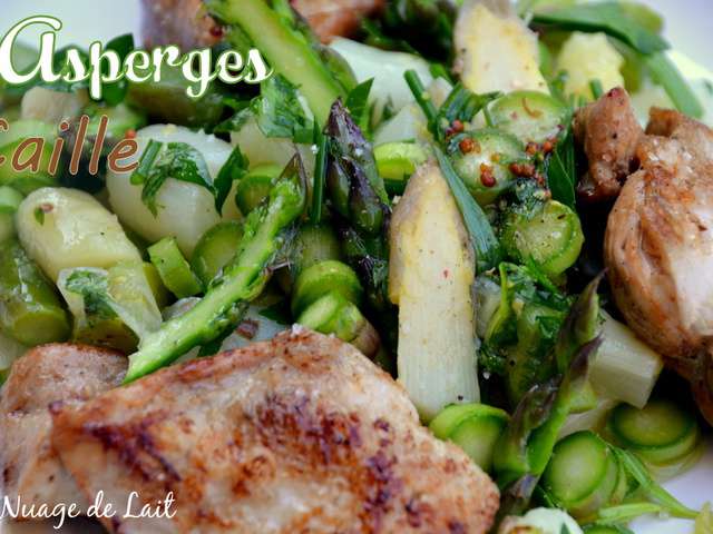 Recettes de Filets de caille de Nuage de Lait