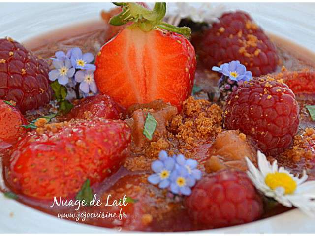 Recettes de Salade de fraises et Framboises