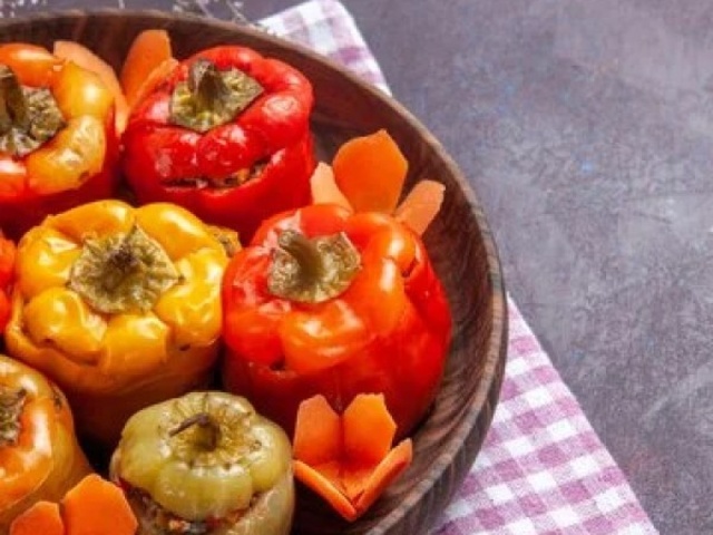 Recettes de Poivrons farcis de Nuages d'épices