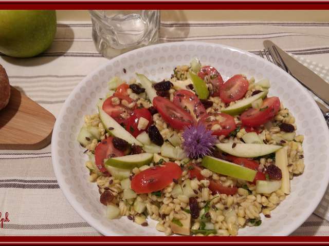 Recettes de Salade de blé de Oh, la gourmande..