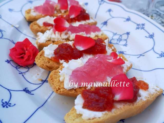Recettes de Confiture de rose