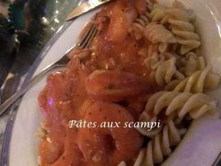 Recettes de Scampis et Pâtes