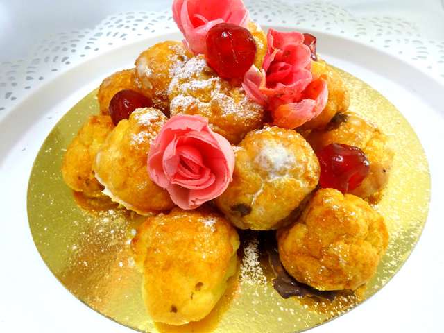 Recettes de Profiteroles et Chantilly