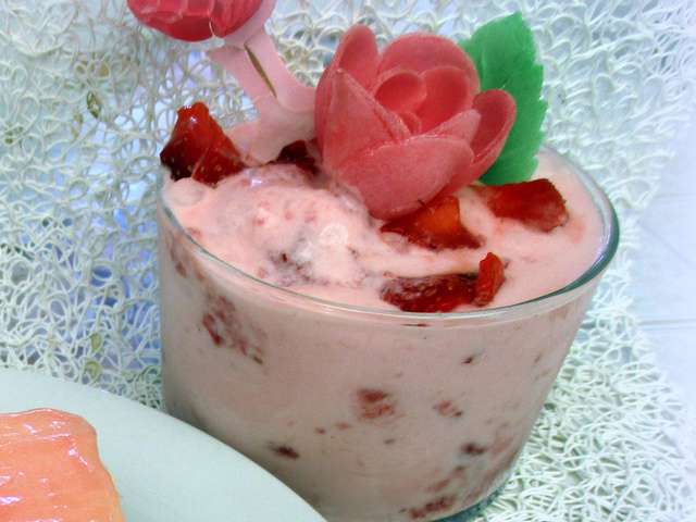 Recettes de Crème glacée et Fraises
