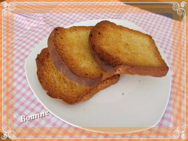 Recettes de Biscottes - 2