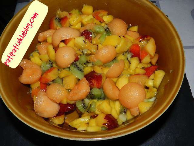 Recettes de Salade de fruits de Patipati cuisinons pour le plaisir