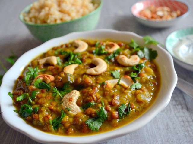Recettes de Dhal et Courgettes