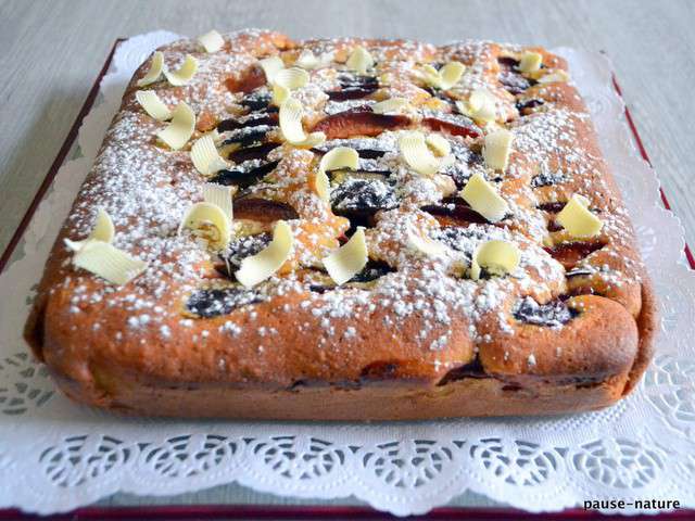 Recettes de Prunes et Chocolat blanc