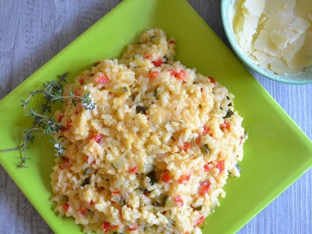 Recettes de Risotto et Poivrons