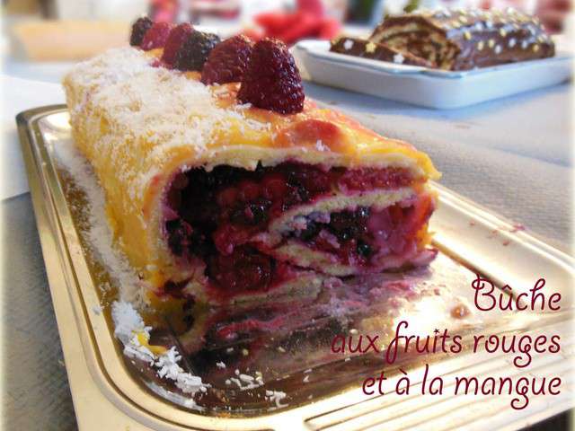 Recettes de Bûche aux fruits de Perrine cuisine