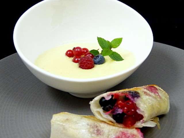 Recettes de Crème anglaise de Petite bouffe entre amis