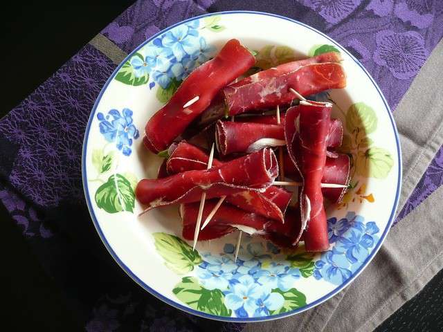 Recettes de Viande des grisons et Bouchées