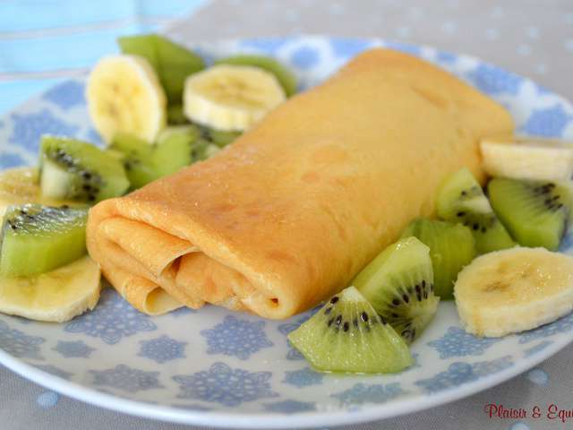 Recettes de Crêpes fourrées de Plaisir et Equilibre